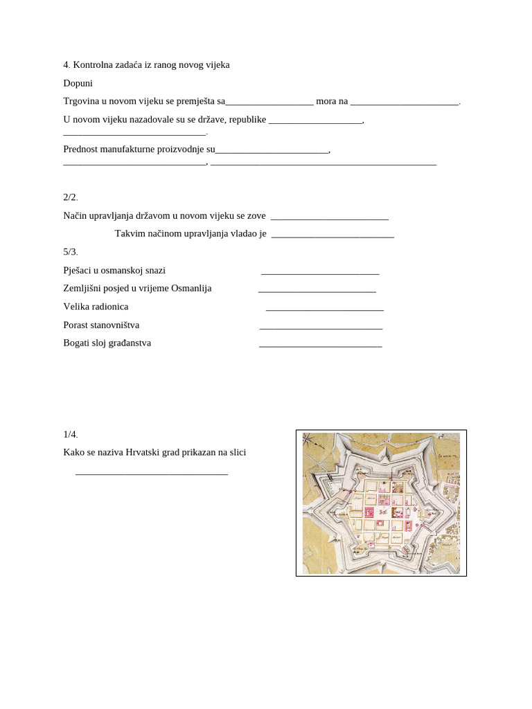 Kz4 Ladika Novi Vijek | PDF