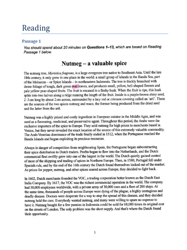 Reading - Unit 1 - Extra Exercises | PDF