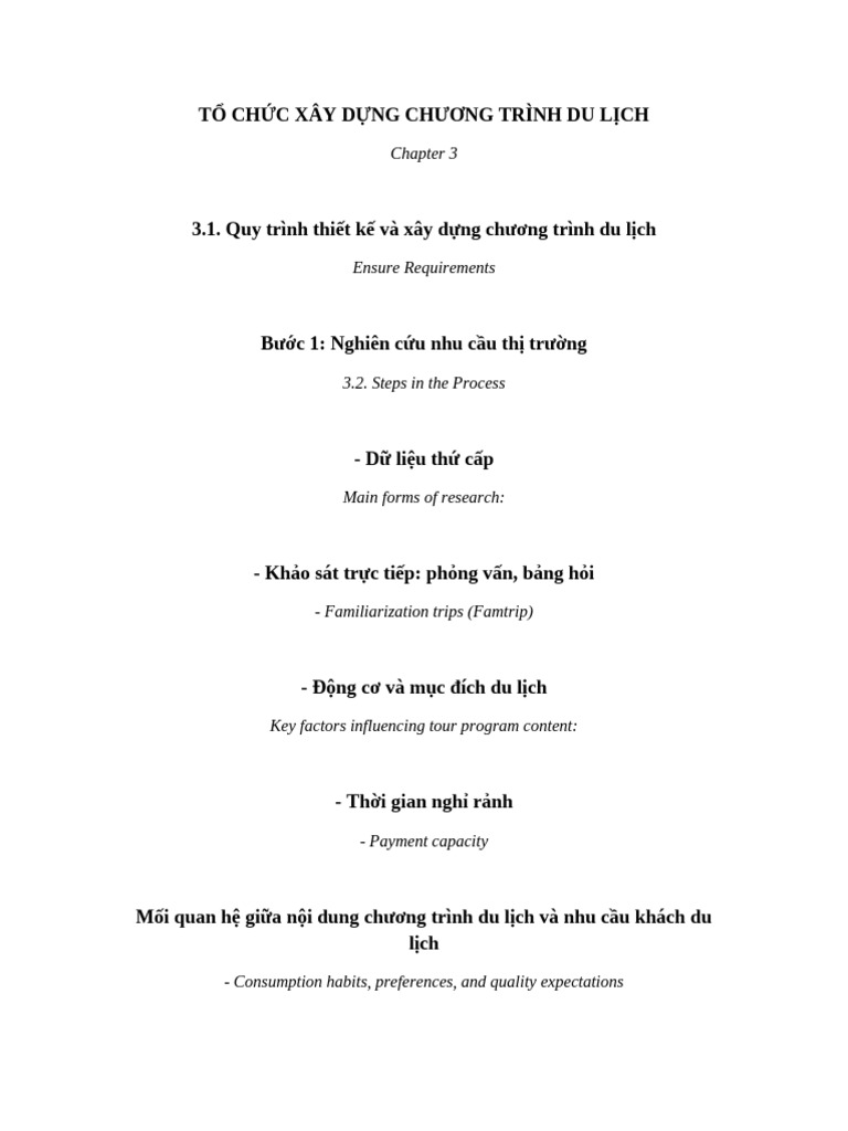 Green Tour Program Song Ngu Dinh Dang | PDF