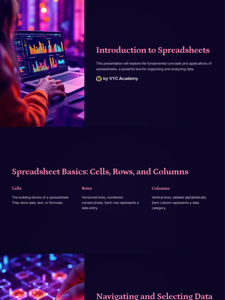 Introduction To Spreadsheets | PDF | Spreadsheet | Computing