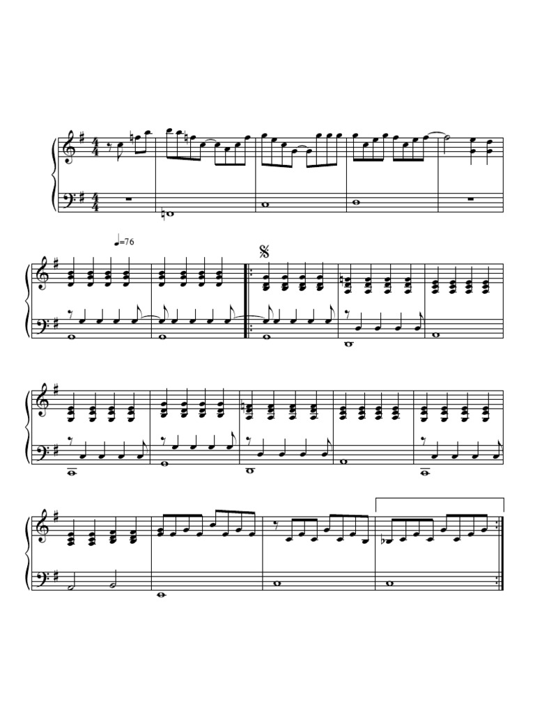 Chance Sol - Piano | PDF