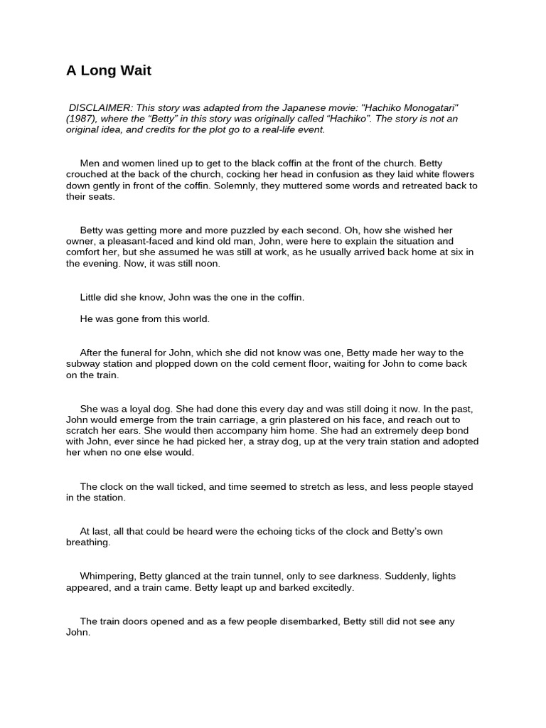 A Long Wait - Model Compo 2 | PDF