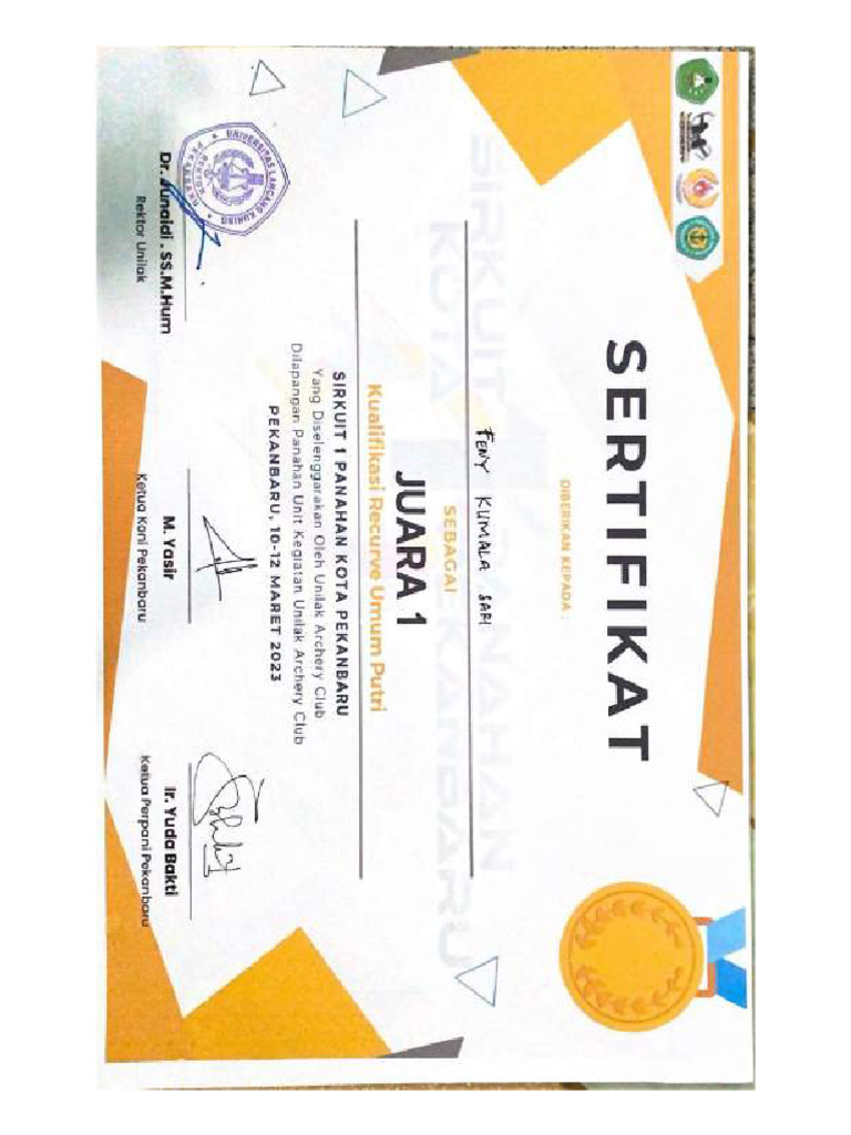 SERTIFIKAT Compressed Compressed | PDF