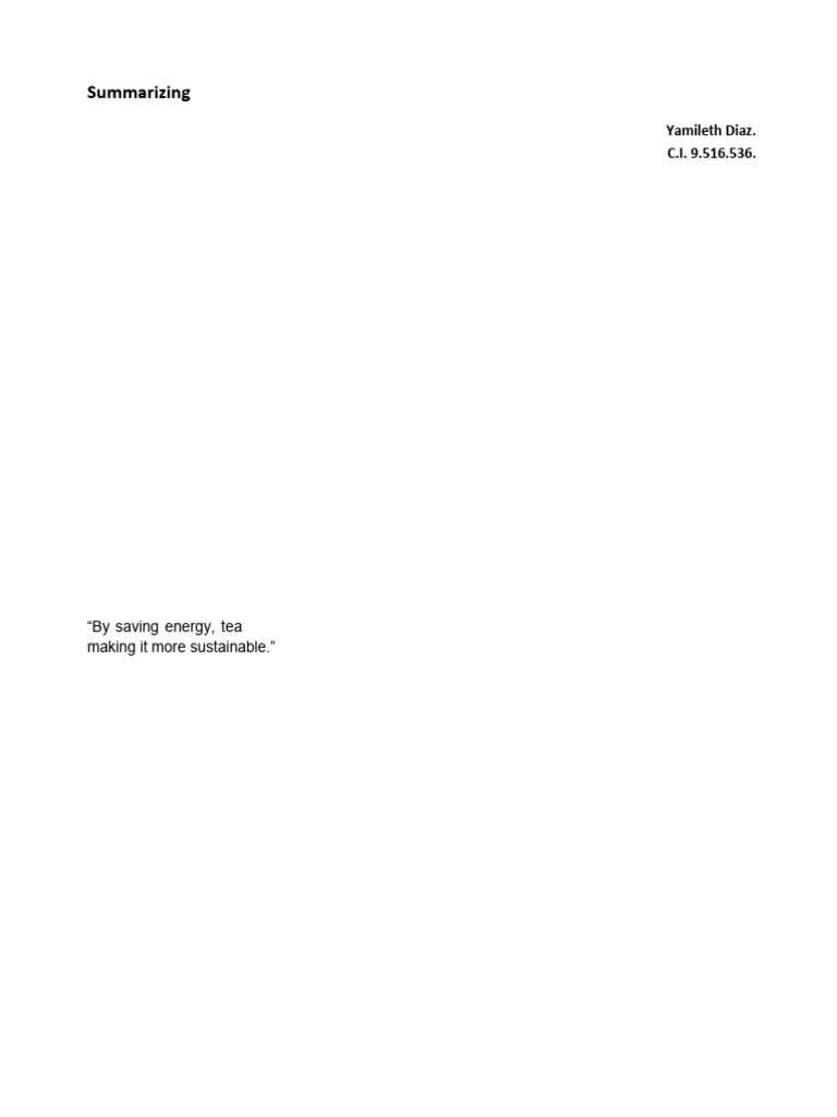 Summarizing | PDF