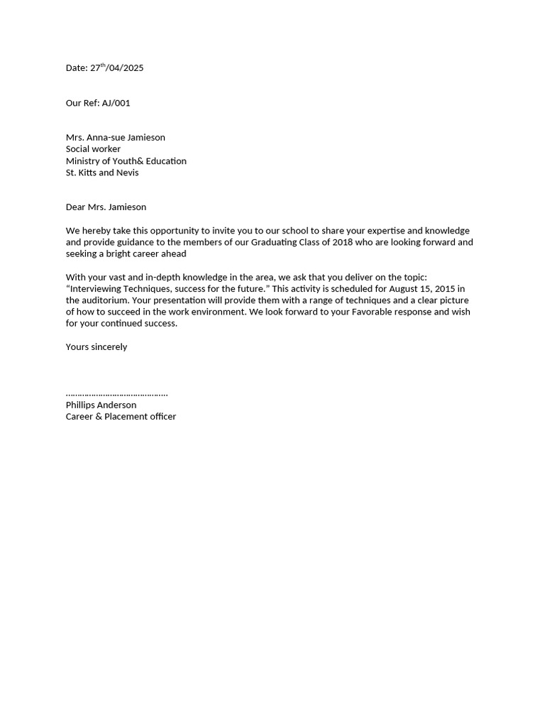 2018 Letter | PDF