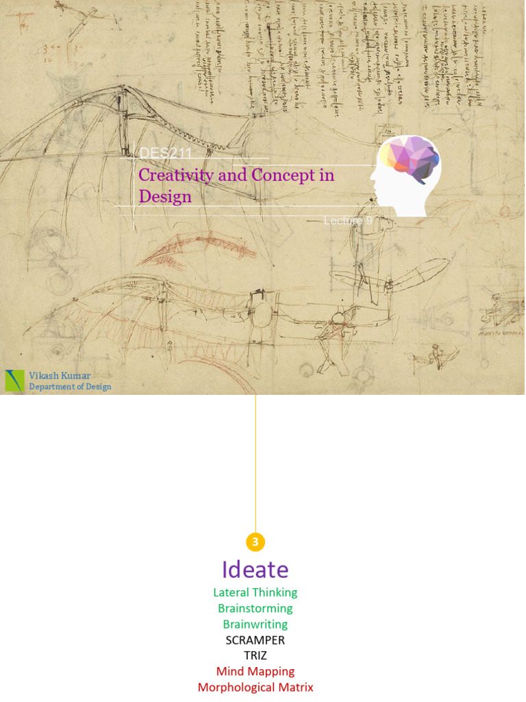 L9 Mind Mapping-Morphological Matrix | PDF | Mind | Design Thinking