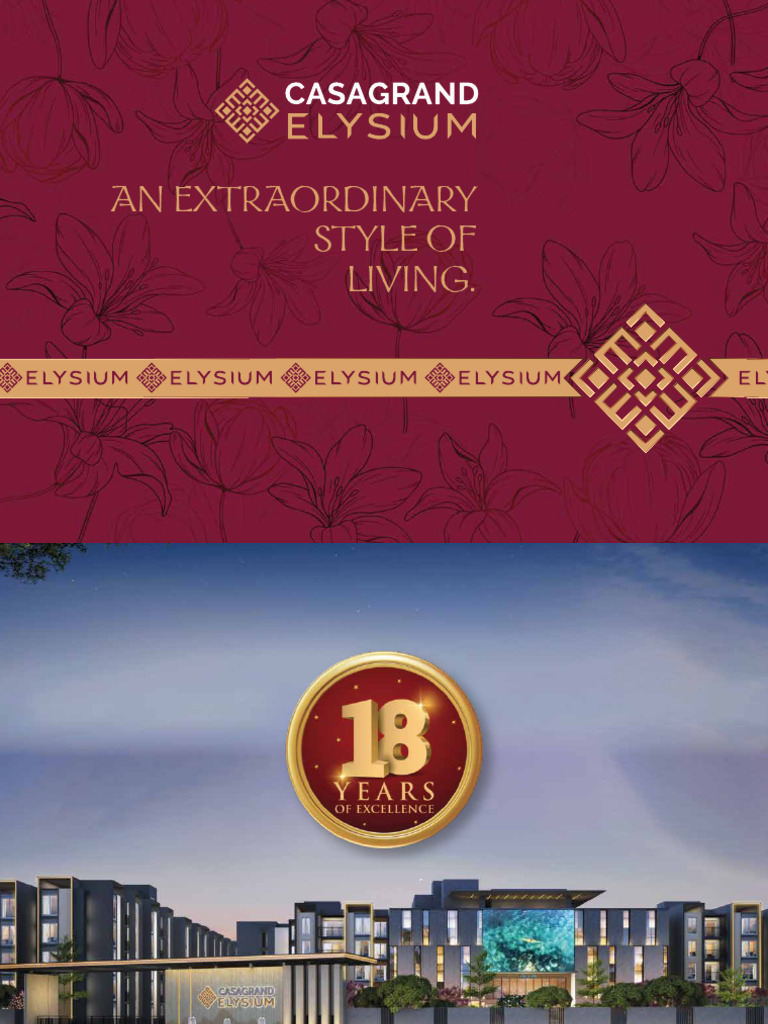 Casagrand Elysium Brochure | PDF | Sink | Bathroom