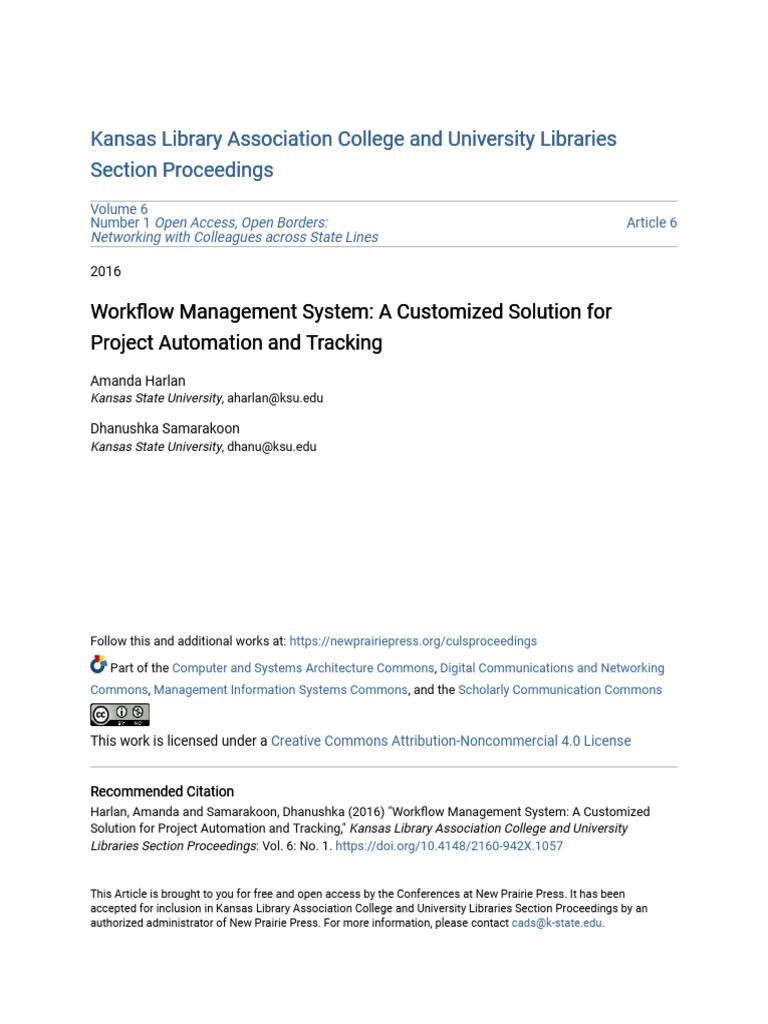 Workflow Management System - A Customized Solution For Project Aut ...