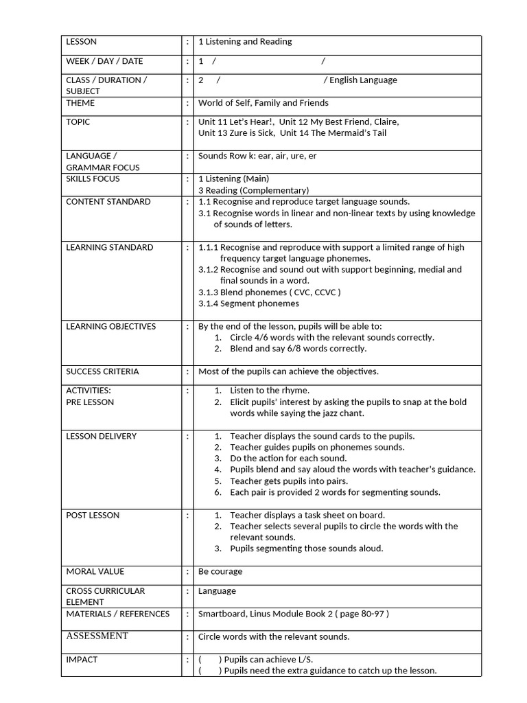 YEAR 2 LESSON plan 1-80 NEW | PDF | Word | Curriculum