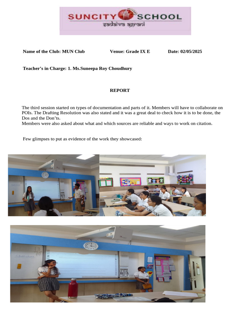 02.05.2025-Mun Club Report | PDF
