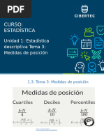 Medidas de Posición Cuartil, Decil y Percentil para Datos Agrupados y ...