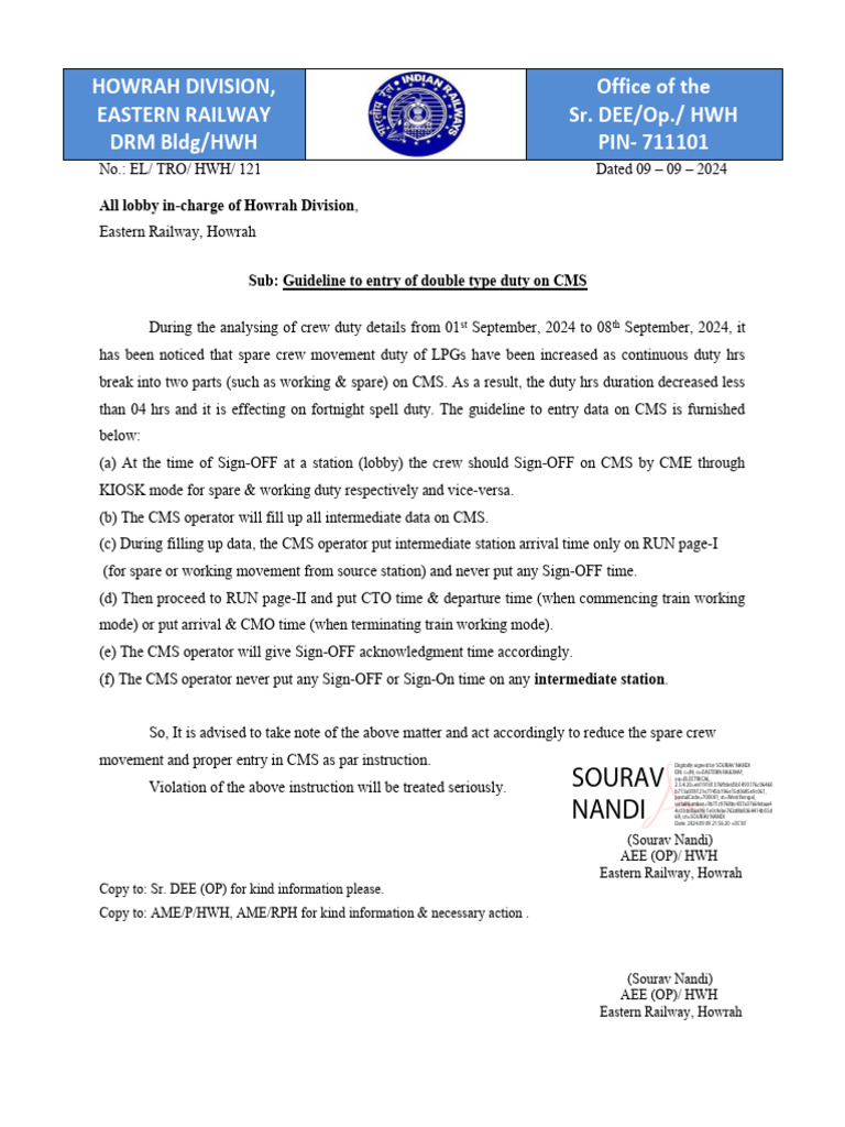 Guidelines For CMS Operator | PDF