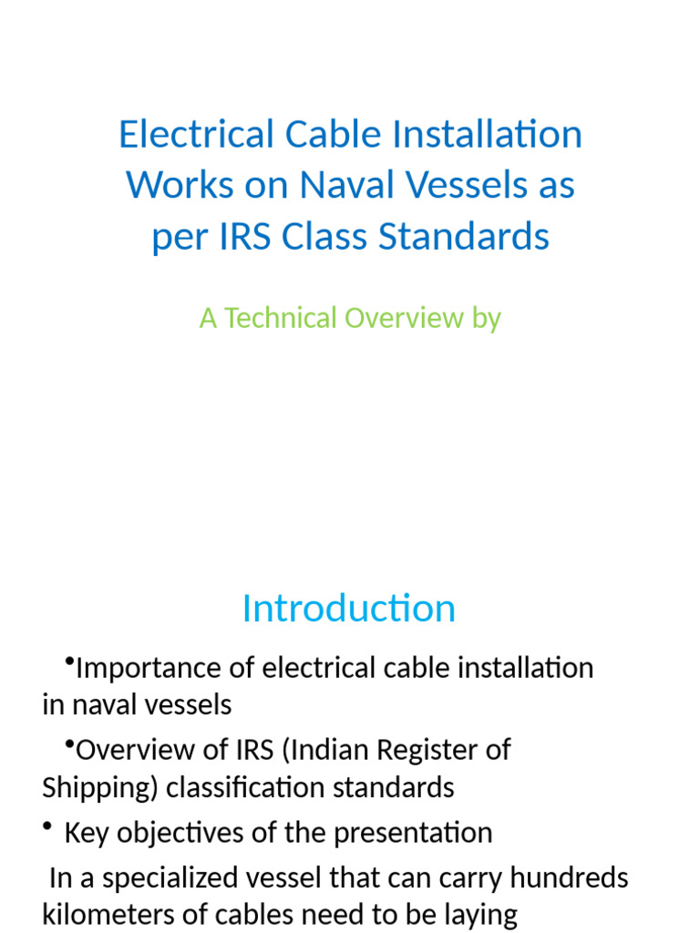 Electrical Cable Installation | PDF | Insulator (Electricity) | Electromagnetic Interference