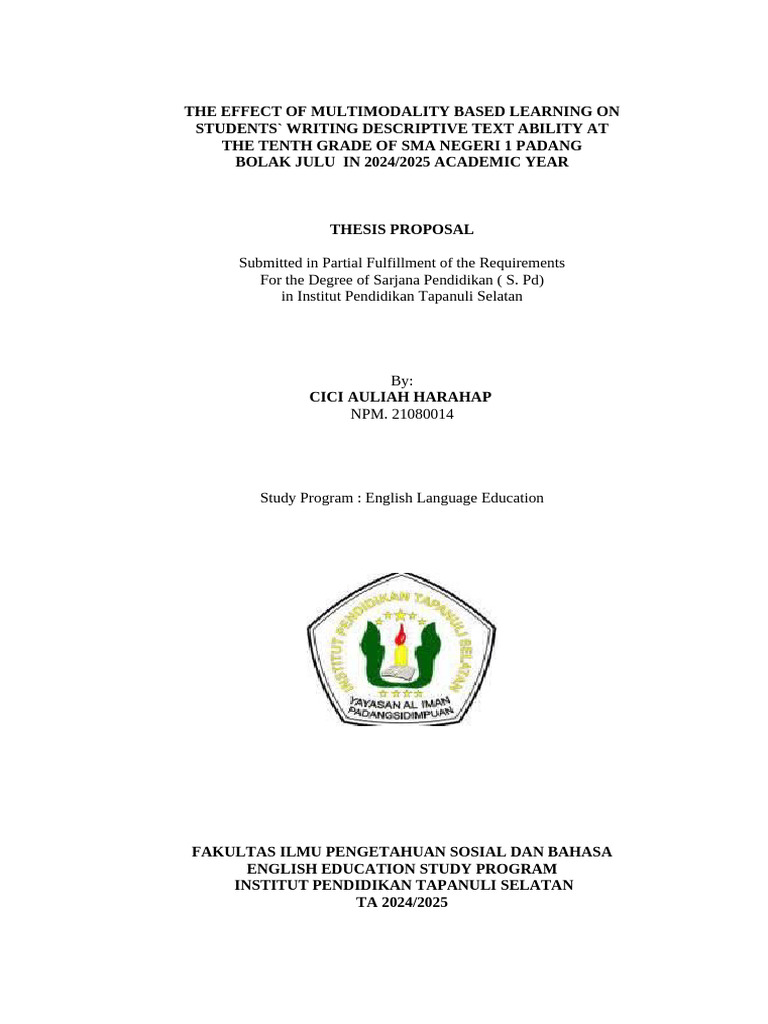 Bab 1 2 3 Cici Auliah HRP Cantik Real | PDF | Learning Styles | Experiment