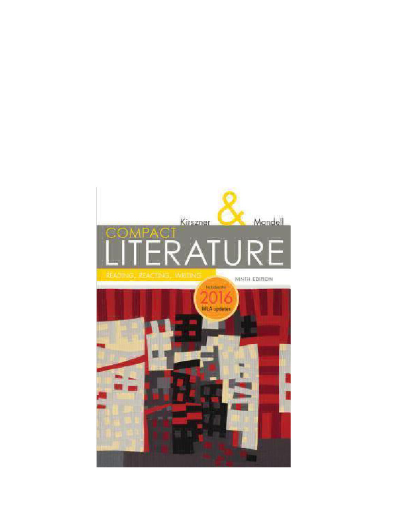 Compact Literature: Reading, Reacting, Writing, 2016 MLA Update - Ebook ...