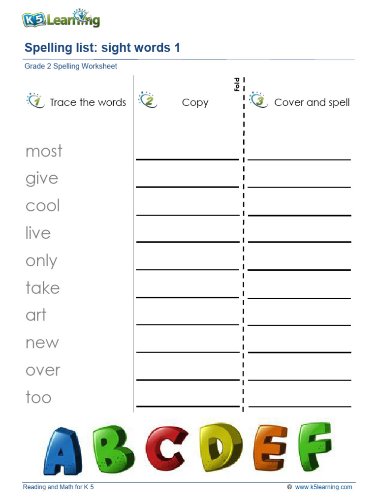 grade-2-spelling-list-sight-words-1 | PDF