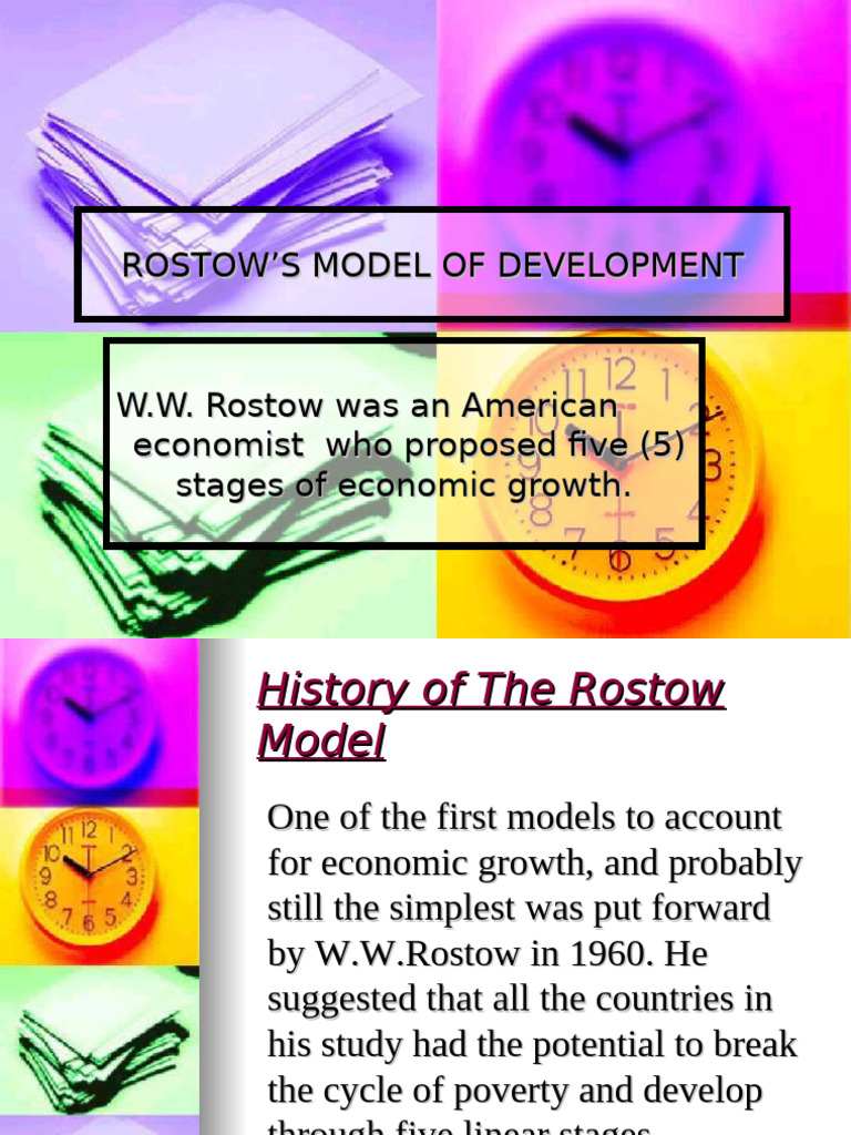 Rostow's Model of Development 2 | PDF | Economic Growth | Economies