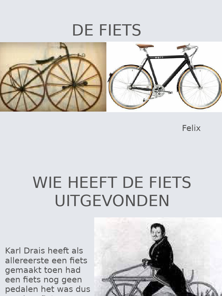 Felixpowerpoint de Fiets | PDF