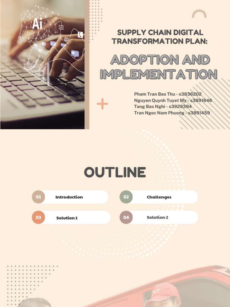 Supply Chain Digital Transformation Plan | PDF | Warehouse | Resource
