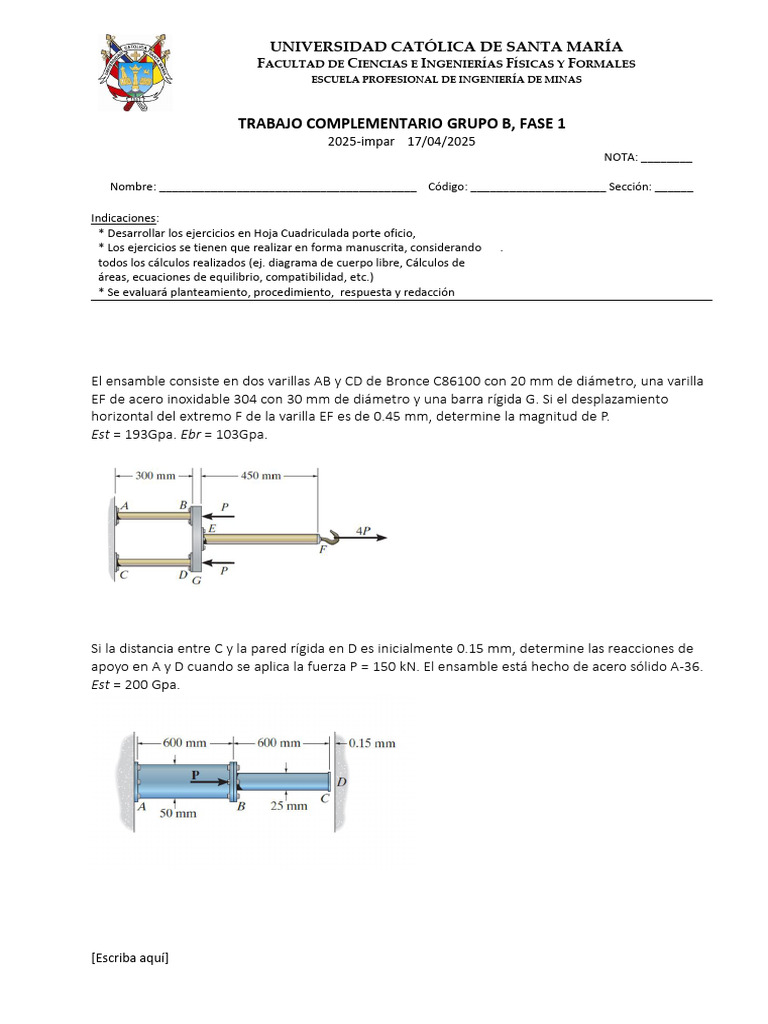Trabajo Complementario Minas Grupo B | PDF