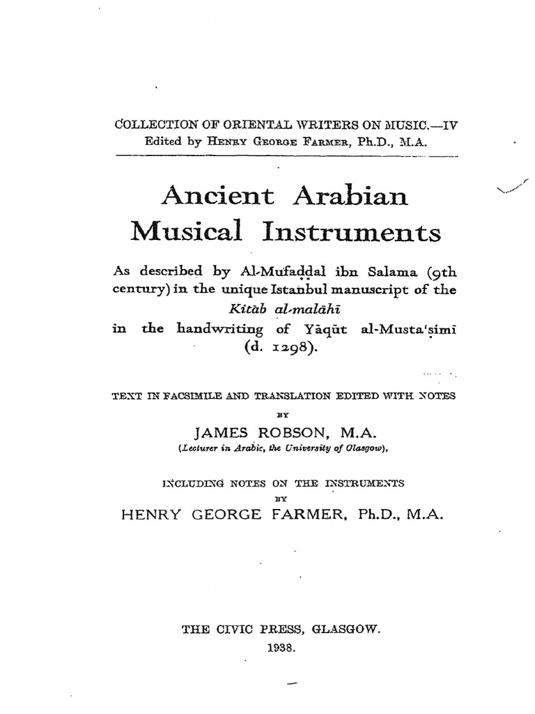 Ancient Arabian Musical Instruments | PDF | Muhammad | God In Islam