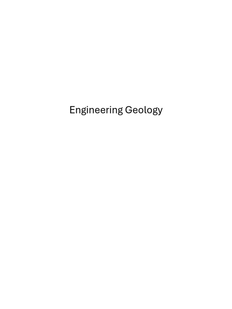 Engineering Geology | PDF | Strength Of Materials | Deformation ...