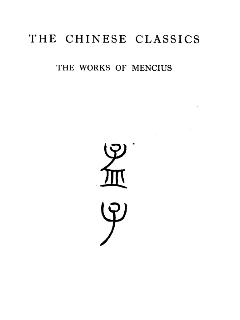 The Works of Mencius (1960) | PDF