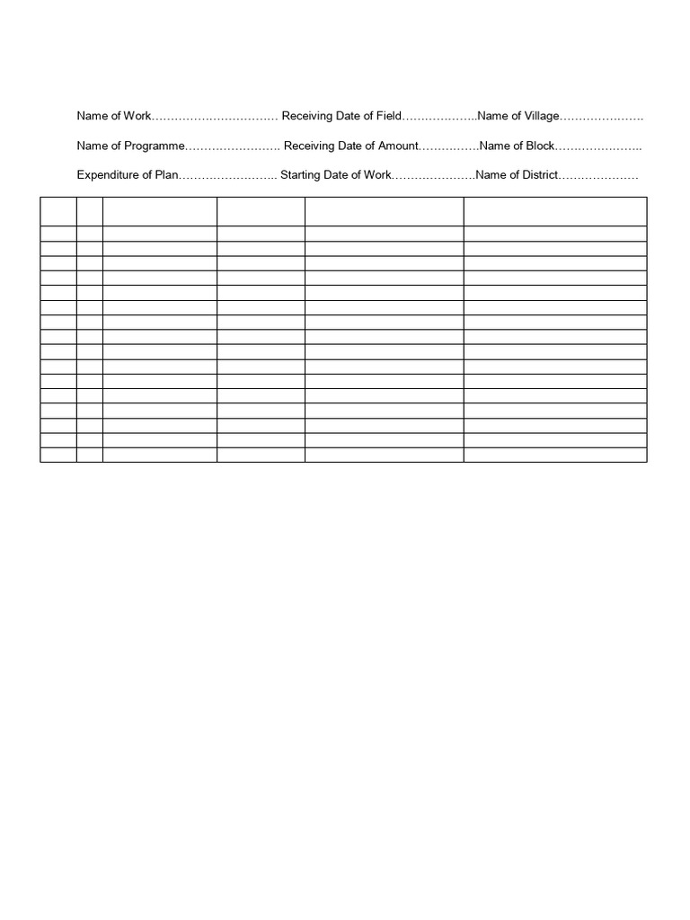 33 - Field Inspection Register | PDF