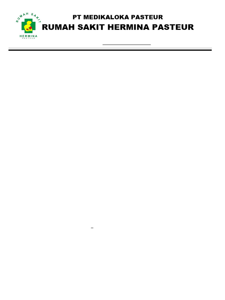 Program Nasional RS Hermina Pasteur | PDF