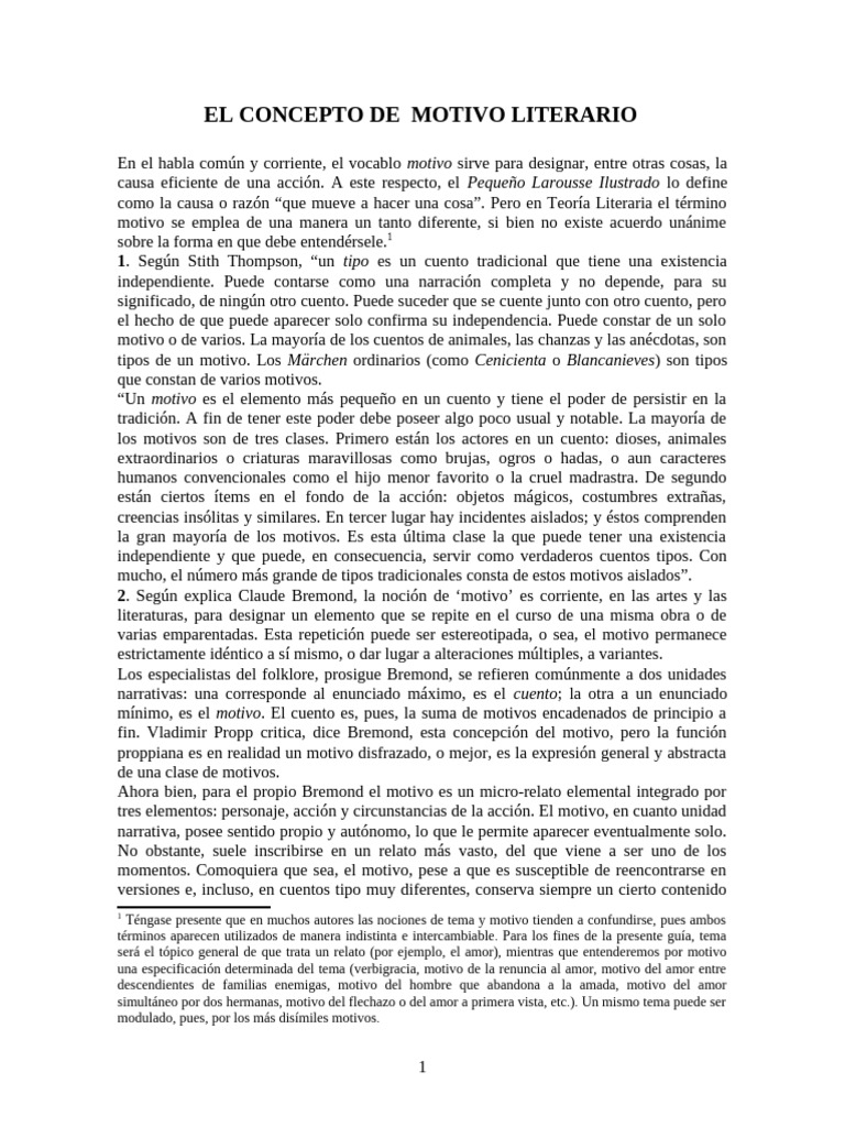 7 Tema y Motivo Literarios | PDF | Experiencia | Amor