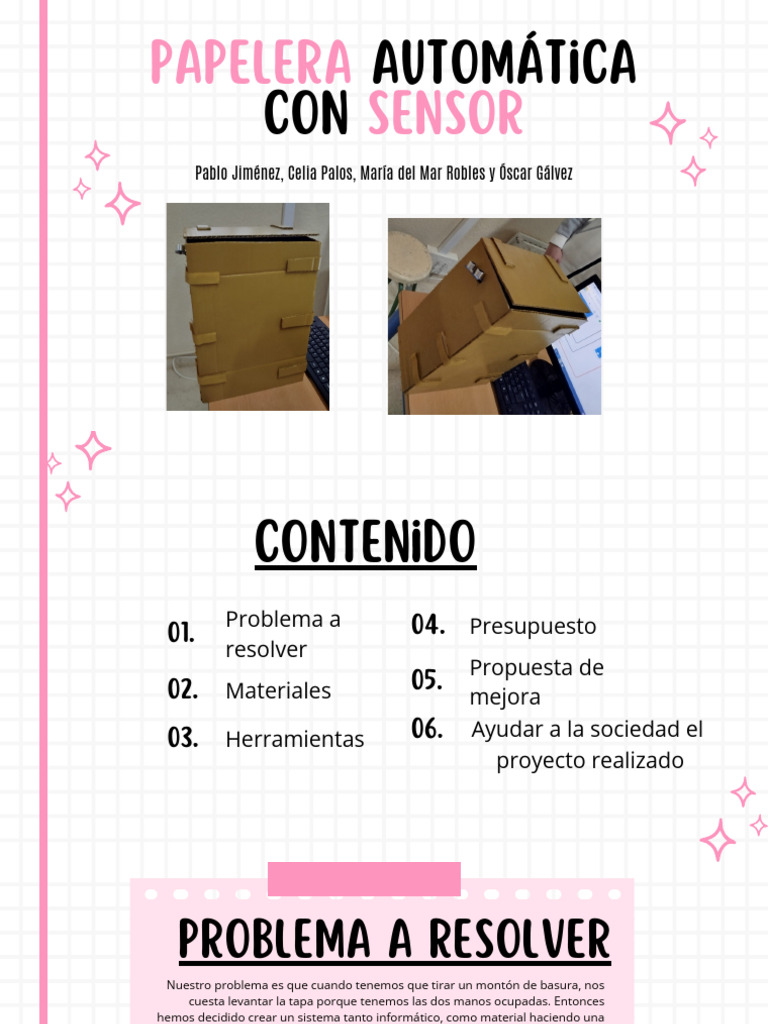 Presentación Proyecto Libreta Creativo Doodle Rosa | PDF