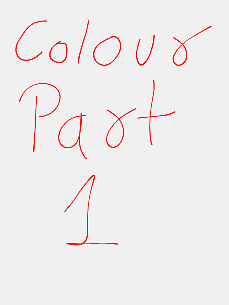 Colour Part 1 | PDF