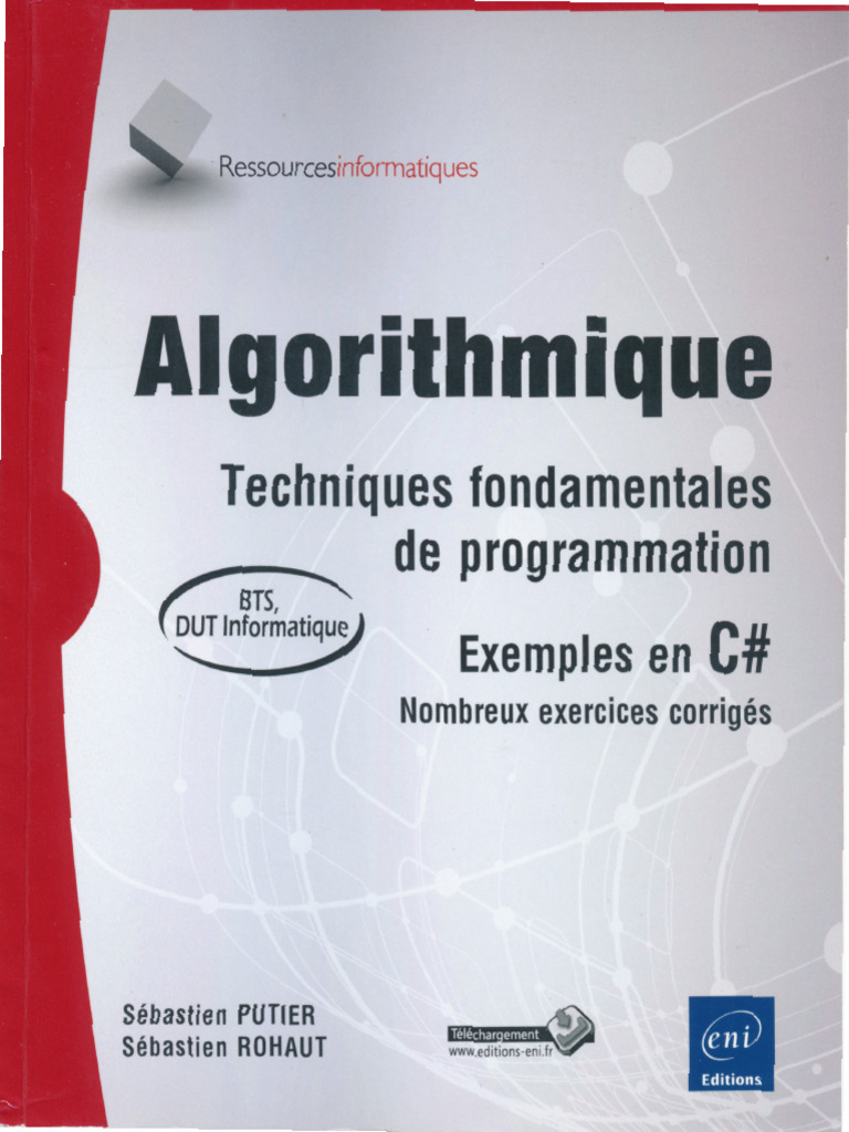 Wiley Algorithmique Programmation Cscharp - Partie1 | PDF