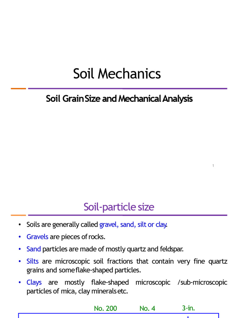 Mechanical Analysis of Soil | PDF | Clay | Silt