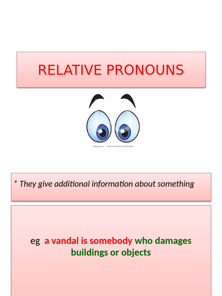 Relative Pronouns Grammar Guides 43407 | PDF