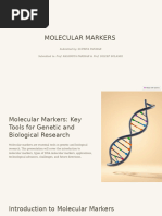 MOLECULAR-MARKERS (1) .PPTX - 20250411 - 163538 - 0000 | PDF | Dna Sequencing | Molecular Biology