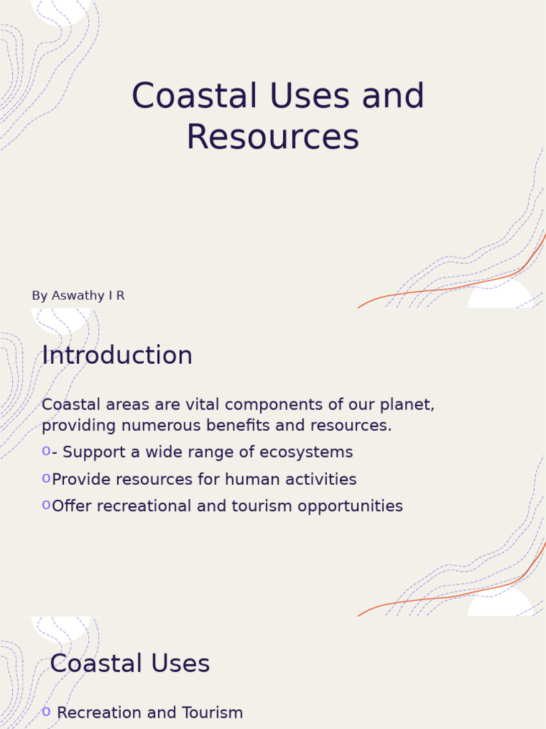 Coastal Resources and Their Uses | PDF | Coast | Aquaculture