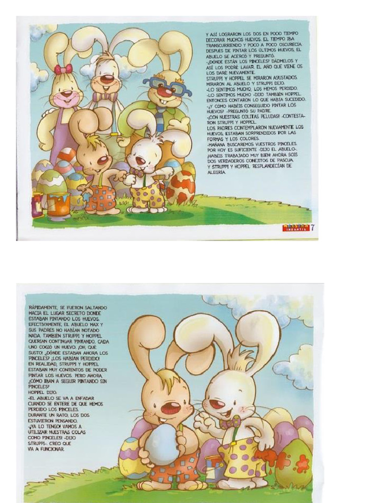 Cuento Conejo de Pascua | PDF