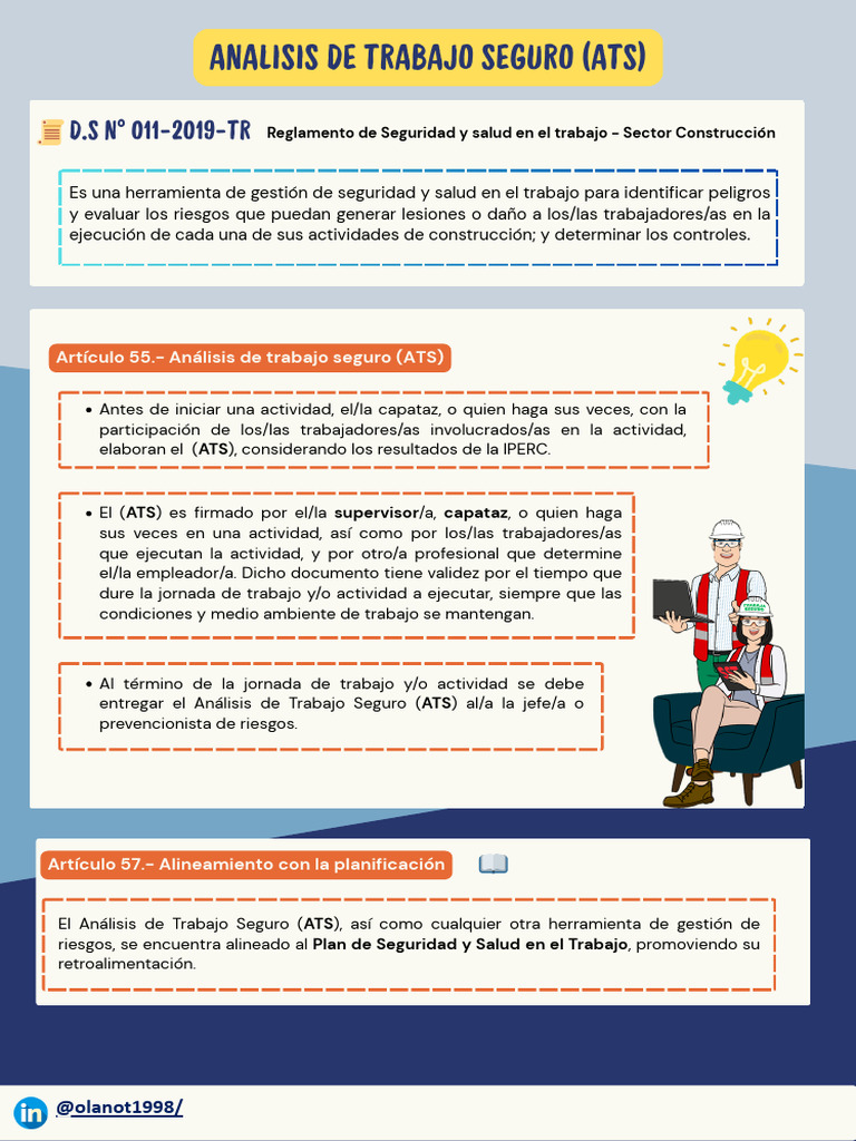 Análisis de Trabajo Seguro (ATS) en Construcción | PDF