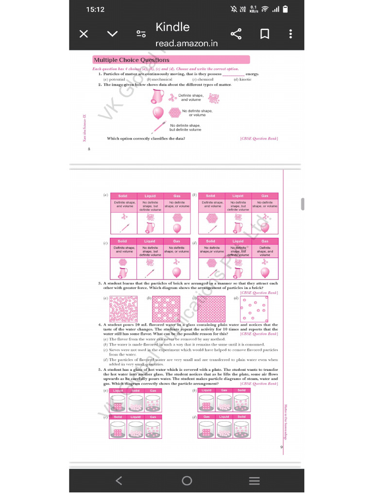 Xam Idea ch1 Science | PDF