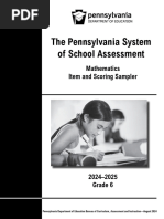 Keystone Algebra I Module 1 Item and Scoring Sampler 2024 To 2025 | PDF ...