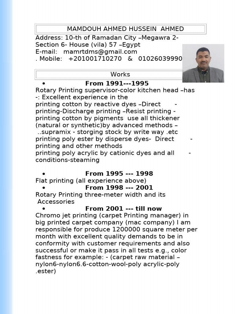 Printing Expert with Extensive Experience | PDF