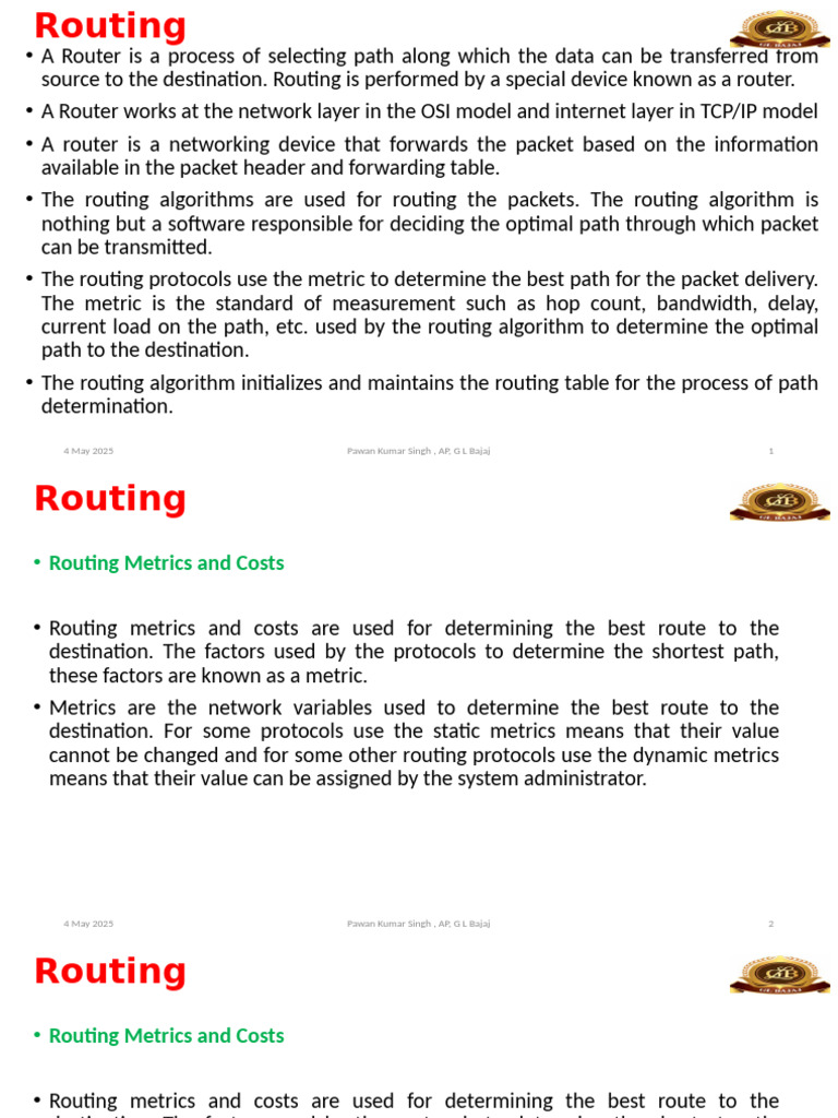 Routing-5 | PDF | Routing | Router (Computing)