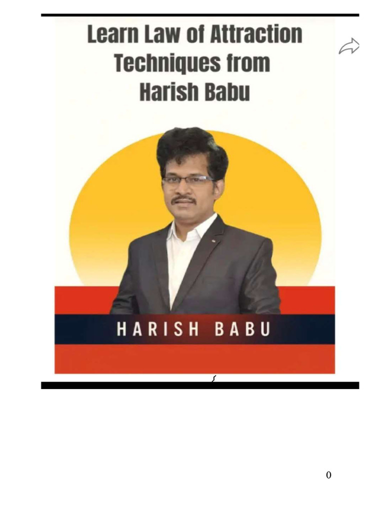 Law of Attraction in English - Book by Harish | PDF | Law Of Attraction (New Thought) | Thought