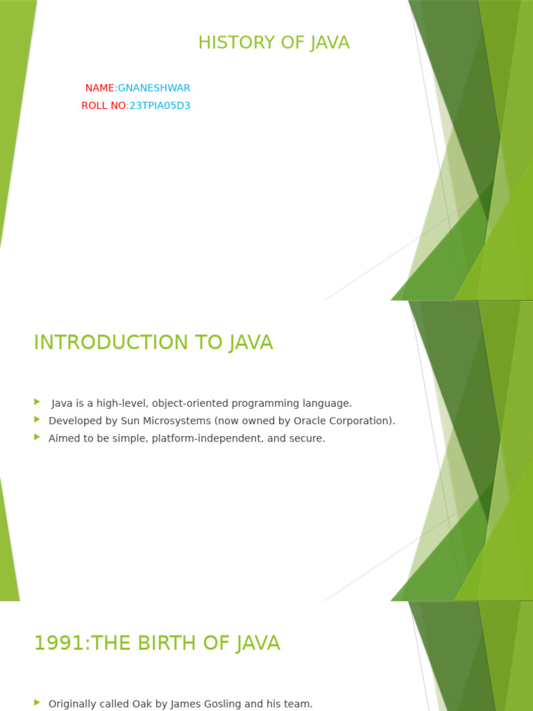 JAVA PPT | PDF