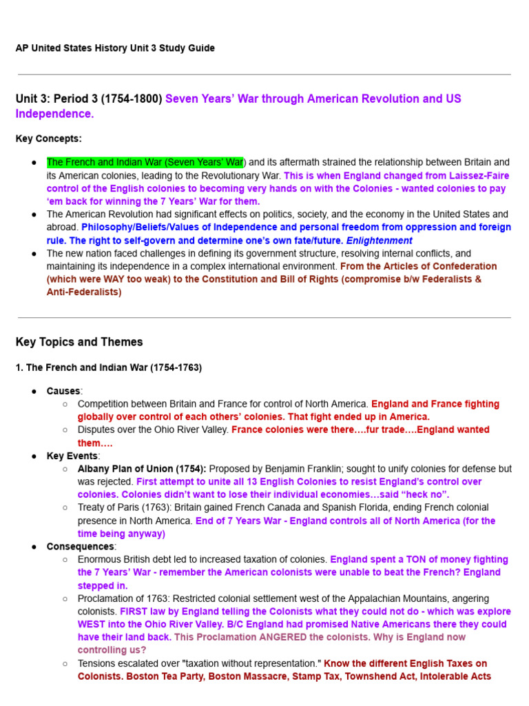 Copy of Unit 3 Exam Review | PDF | United States Bill Of Rights ...