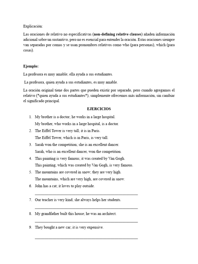Repaso para examen unidad 3 | PDF | Clothing