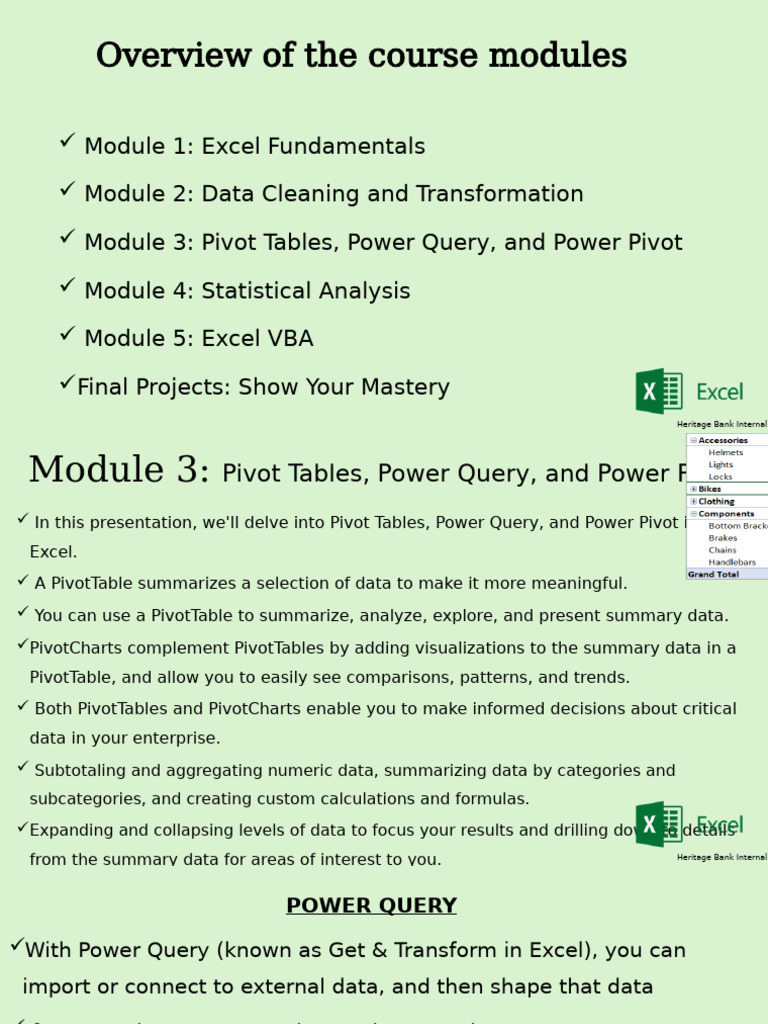 Excel Bootcamp (1) Week3 | PDF | Microsoft Excel | Information Technology