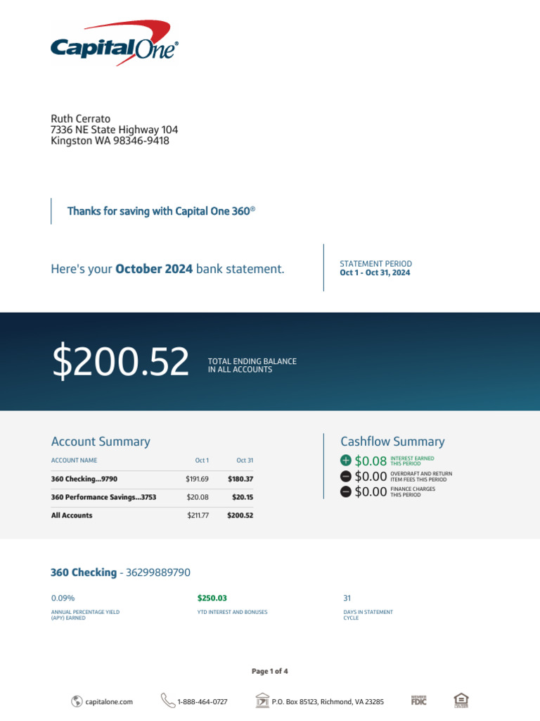 20240930-Bank Statement | PDF | Transaction Account | Debit Card