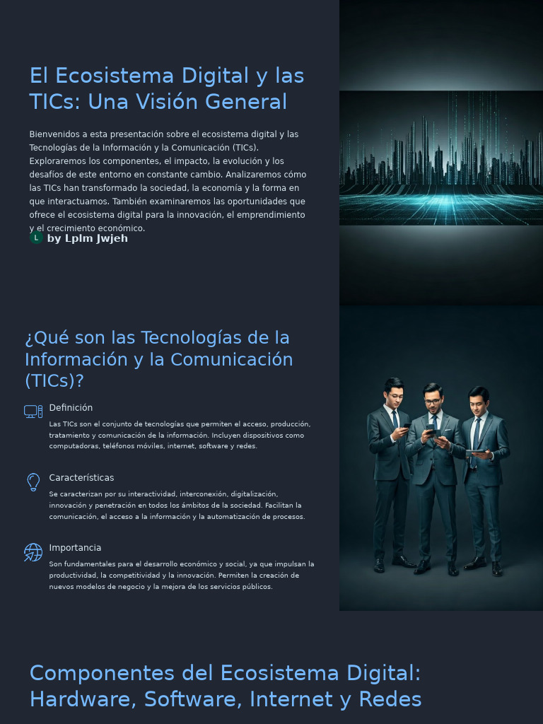 El Ecosistema Digital y Las TICs Una Vision General 2 | PDF | Tecnología de información y ...